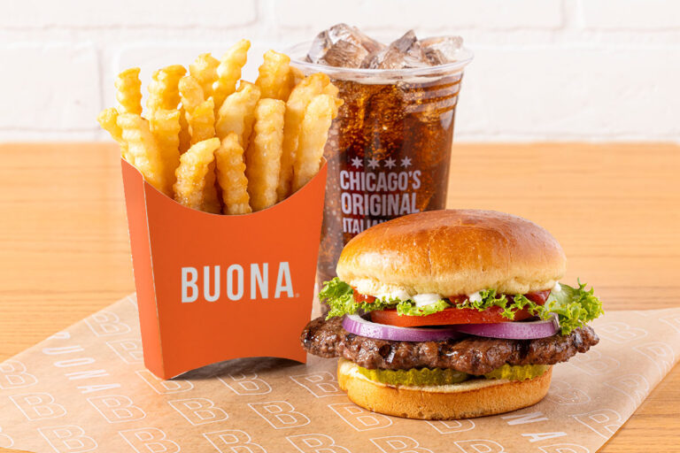 #4 Burger Meal | Buona - Chicago's Original Italian Beef