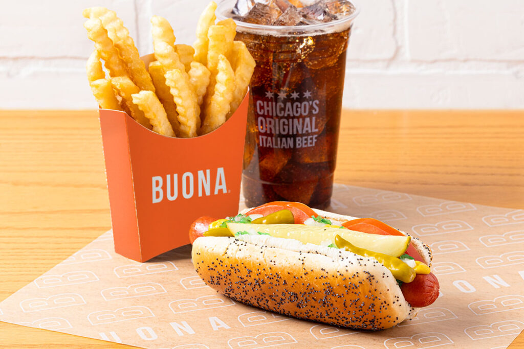 #3 Chicago-Style Hot Dog Meal | Buona - Chicago's Original Italian Beef